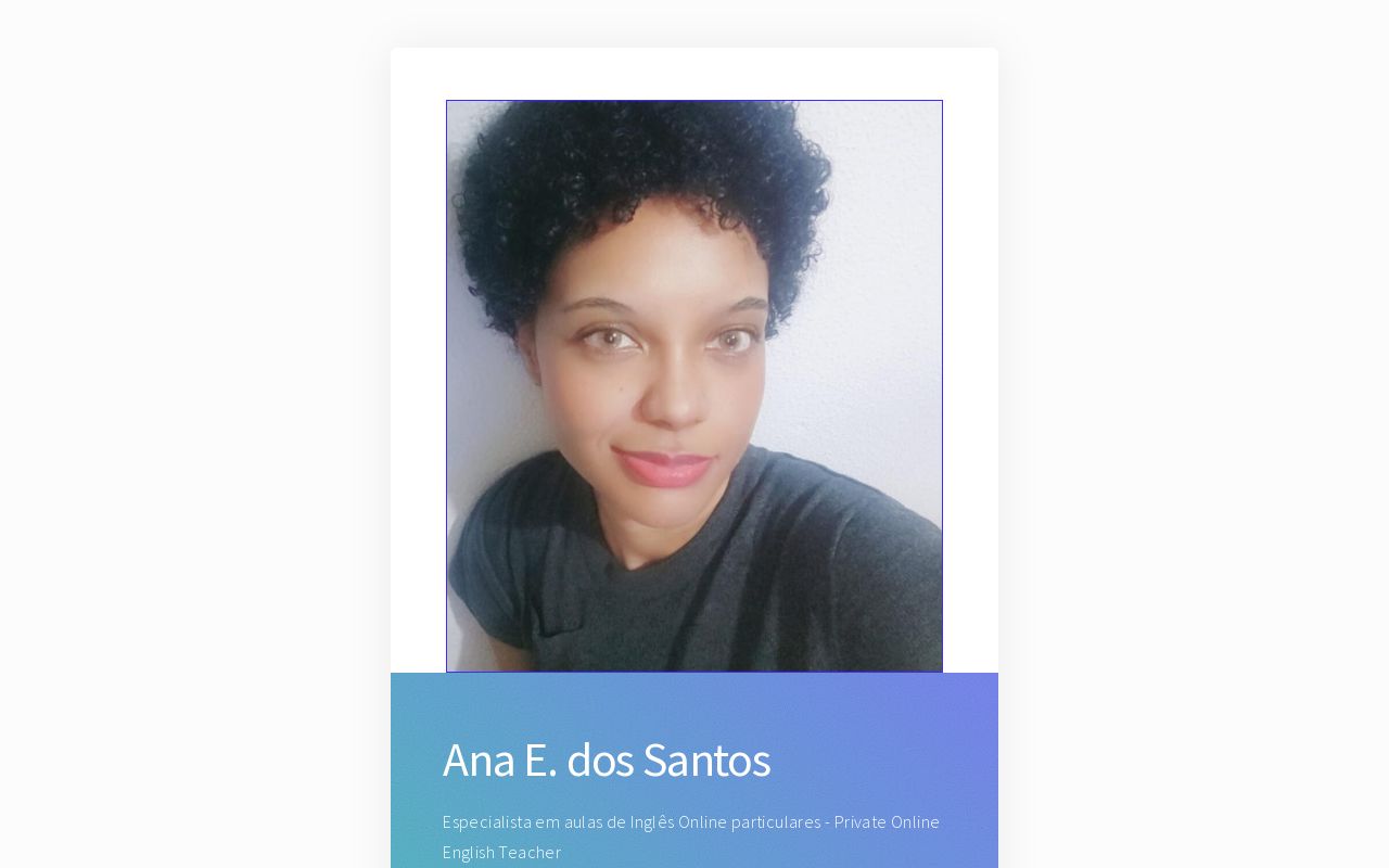 Ana Esteves - Online Private English Classes